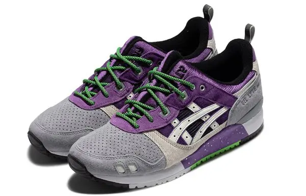 Asics X Atmos X Sneaker Freaker Gel-lyte 3 "alley Cats - Grey/purple