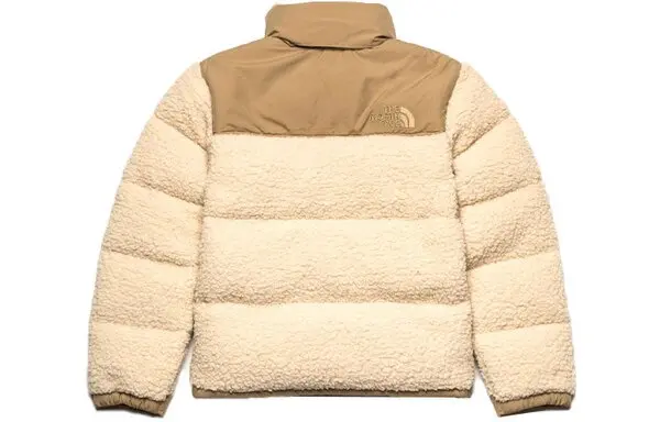 The North Face Logo Nuptse Jacket - Beige