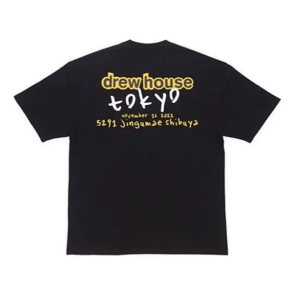 Drew House 2022 Toyko Pop-up Exclusive T-shirt - Black