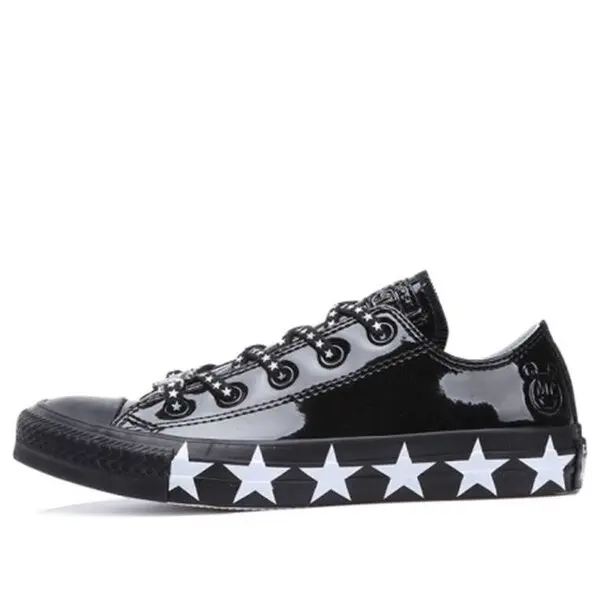 CONVERSE X Miley Cyrus Chuck Taylor All Star Low Patent 'stars - Black