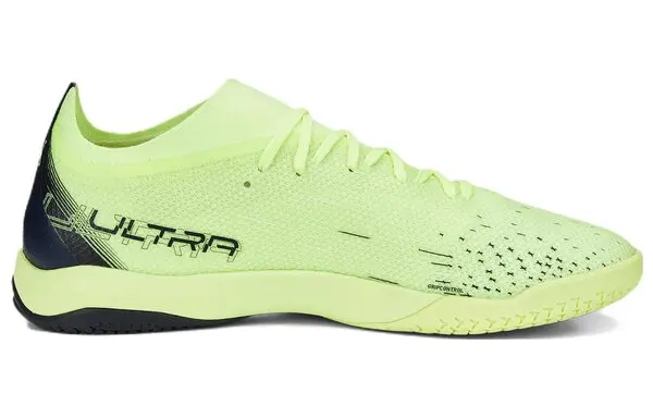 PUMA Ultra Match It Indoor Soccer Shoes - Green/black