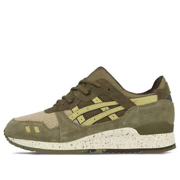 Asics Gel Lyte Iii "turtle" Low Top Sneakers - Olive/sunshine