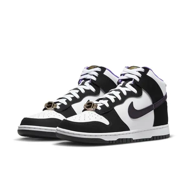 Nike Dunk High Premium Emb "world Champ - Black/white