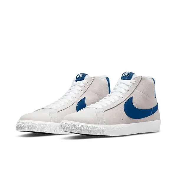 Nike Zoom Blazer Mid Sb Sneakers - White/blue