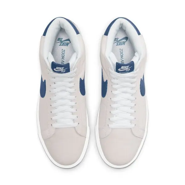 Nike Zoom Blazer Mid Sb Sneakers - White/blue
