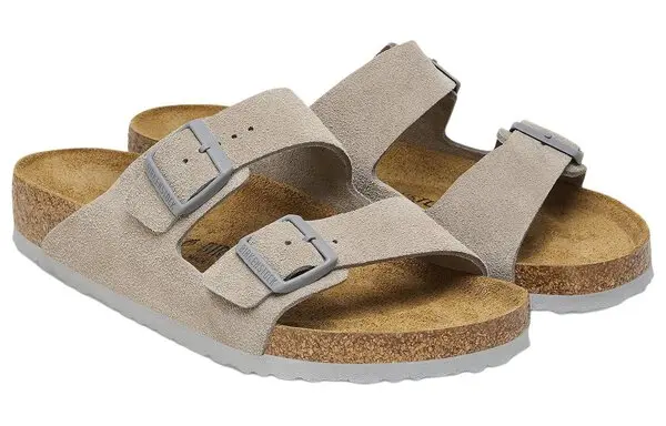 BIRKENSTOCK Arizona Suede Leather Sandals