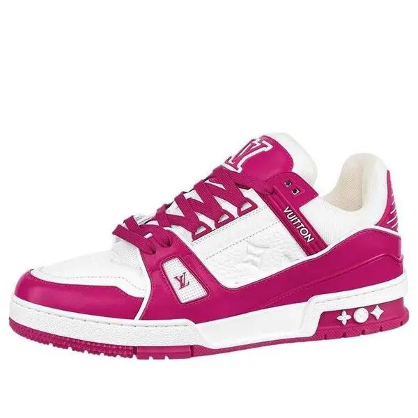 LOUIS VUITTON Trainer Sneakers - White/purple