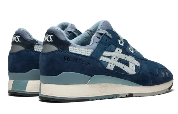 Asics X J.crew Gel Lyte 3 "blue Ribbon" Sneakers - Navy Blue/gray