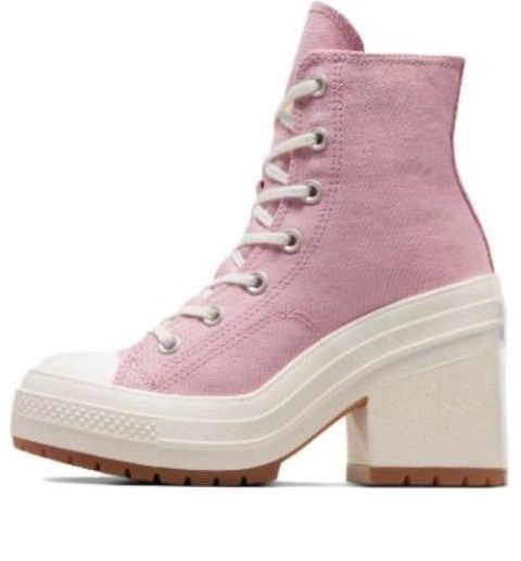 CONVERSE Chuck 70 De Luxe Heel High Top Sneakers - Pink