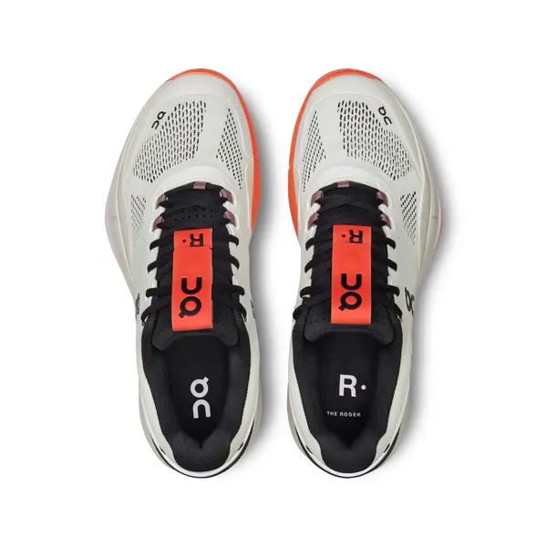 On The Roger Pro Clay Sneakers - White/black/orange