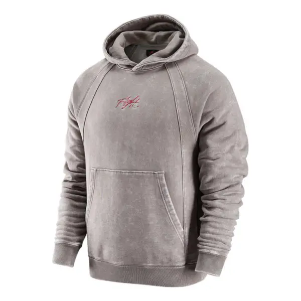 JORDAN Stay Warm Casual Sports Hoodie - Grey