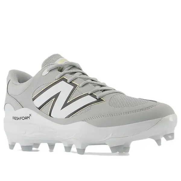 NEW BALANCE Fresh Foam X 3000 V7 Molded Athletic Cleats - Raincloud/white