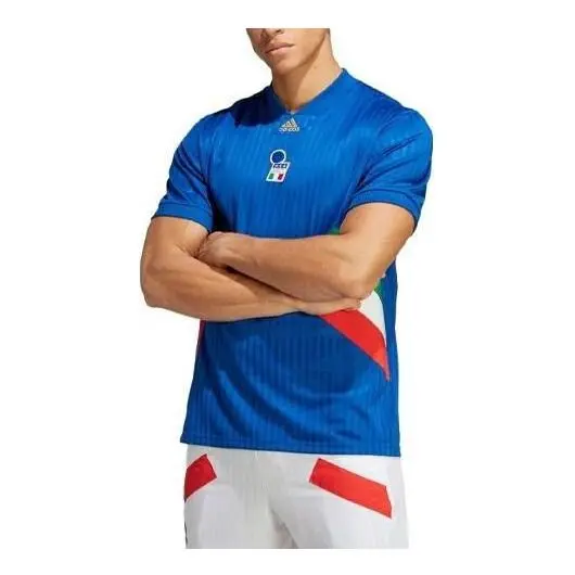 Adidas Italy Icon Jersey - Blue