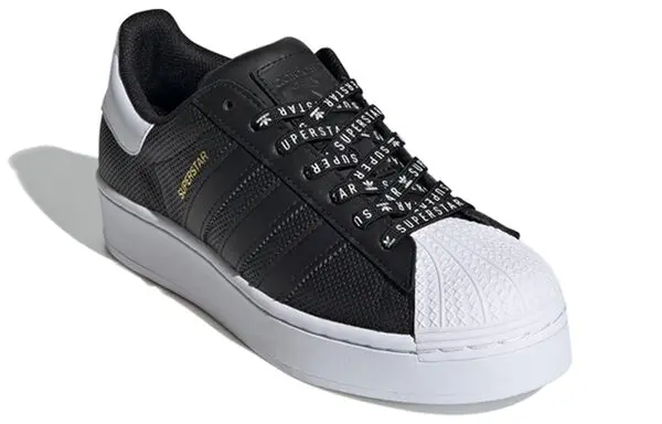 Adidas Superstar Bold Platform Sneakers - Black/white