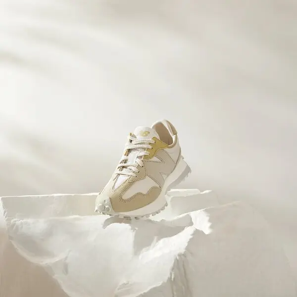 NEW BALANCE Beast X 327 "tie-dye Sea Salt" Sneakers - Cream