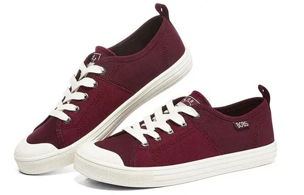 Sketchers Bobs B Cool Lace-up Sneakers - Wine Red