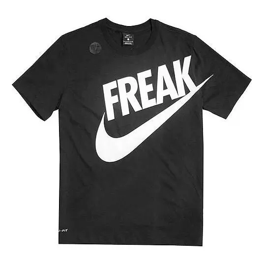 Nike Giannis Dri-fit Tee Alphabet Basketball T-shirt - Black