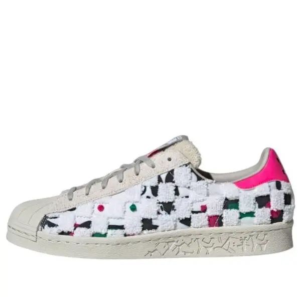Adidas Originals Superstar 80s X Han Meilin Sneakers - White/black/green