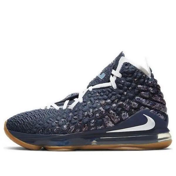 Nike Lebron 17 "uconn" Basketball Sneakers - Blue