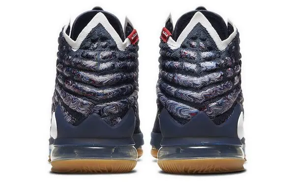 Nike Lebron 17 "uconn" Basketball Sneakers - Blue