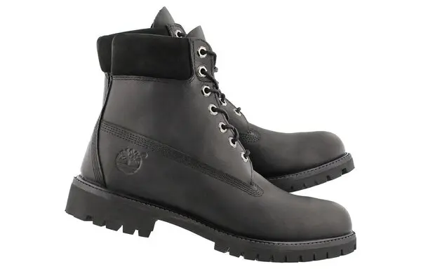 Timberland 6 Inch Premium Waterproof Lace-up Boots - Black