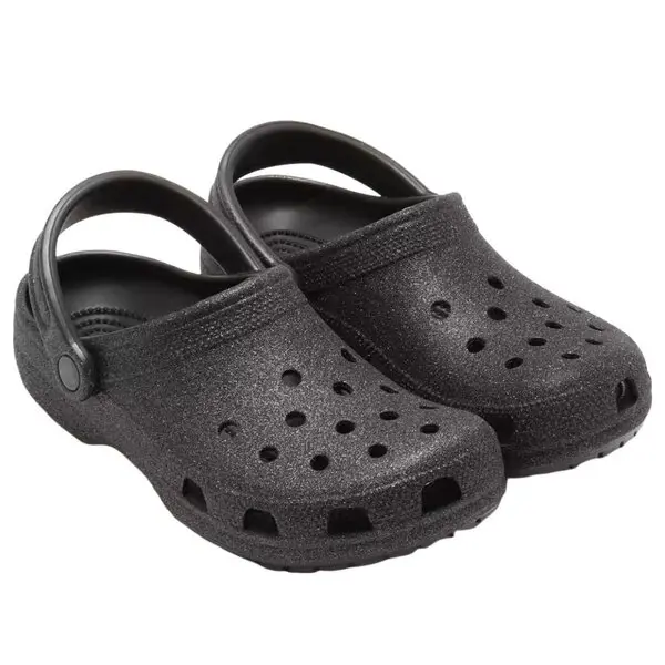 CROCS Classic Glitter Clog - Black