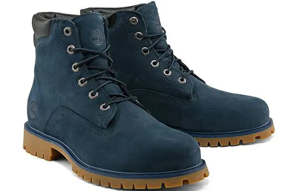 Timberland Alburn 6 Inch Waterproof Boot 'navy Nubuck - Navy/brown