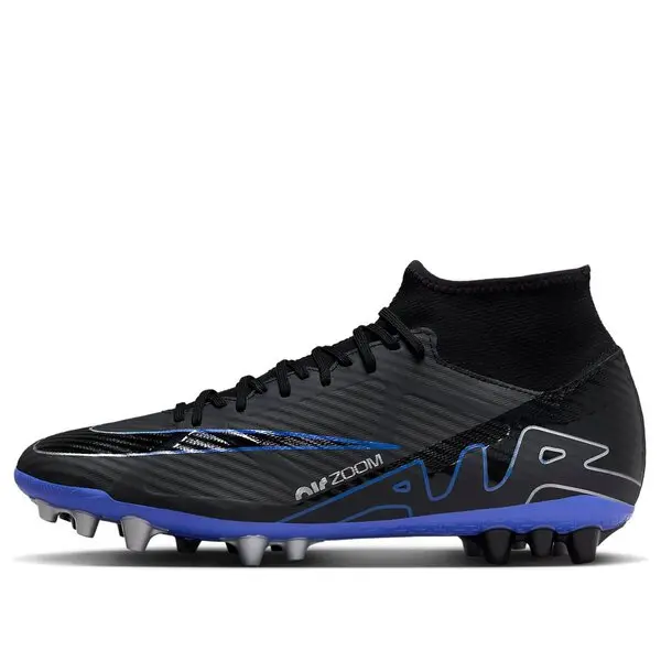 Nike Mercurial Superfly Academy Ag Football Boots - Black/chrome-hyper Royal