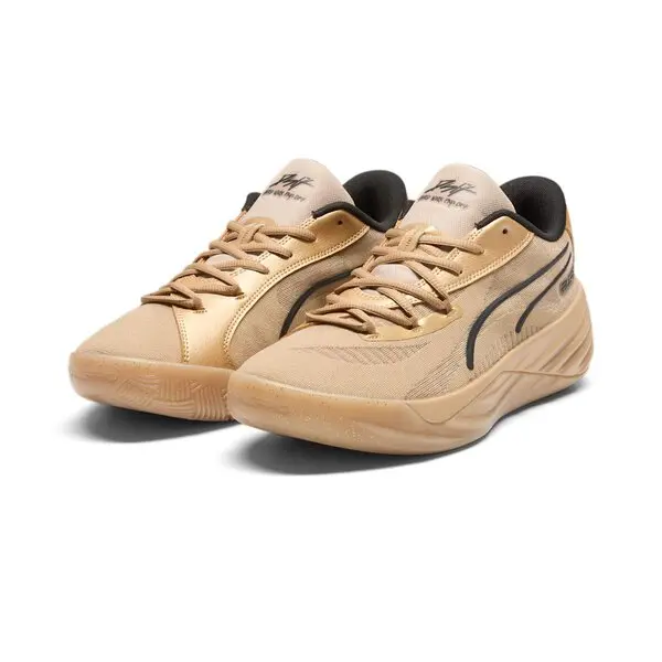 PUMA X Dennis Schröder All-pro Nitro "gold Black" Sneakers - Gold/black