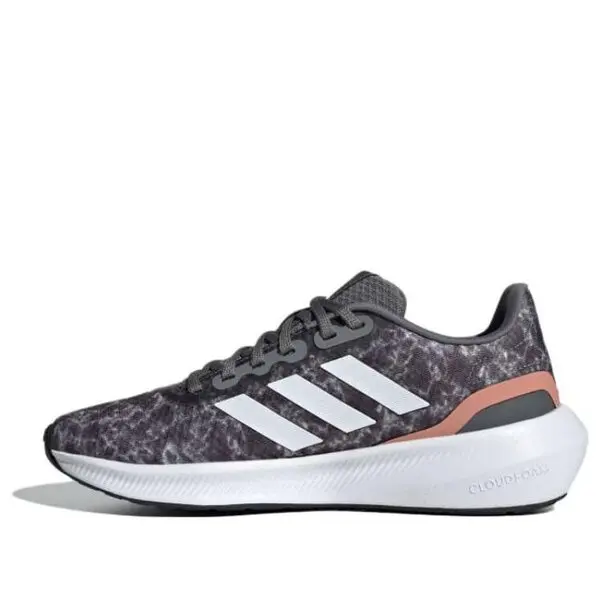 Adidas Runfalcon 3.0 'carbon Tie-dye' Athletic Sneakers