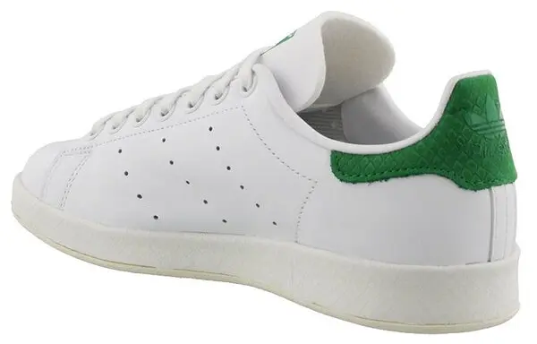 Adidas Stan Smith Skate Shoes - White/green