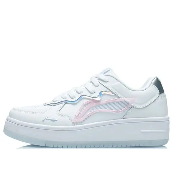 LI-NING Classic Skateboarding Sneakers - White