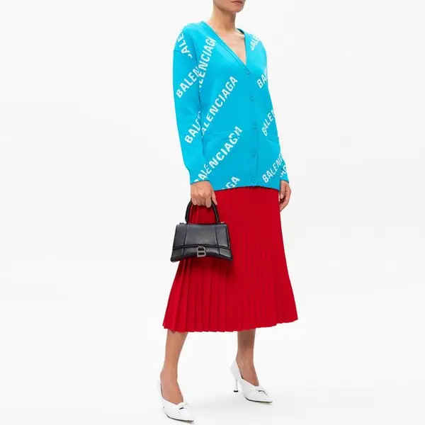 Balenciaga Logo Monogram Cardigan