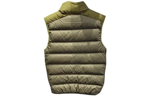 Nike Down Vest With Stand Collar - Green/multi-color