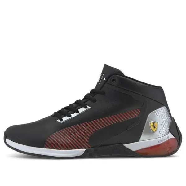 PUMA Scuderia Ferrari X Kart Cat X Mid Sneakers - Black/red