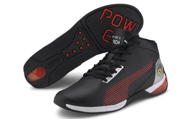 PUMA Scuderia Ferrari X Kart Cat X Mid Sneakers