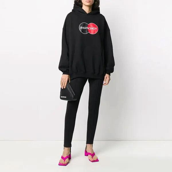 Balenciaga Graphic Print Hoodie
