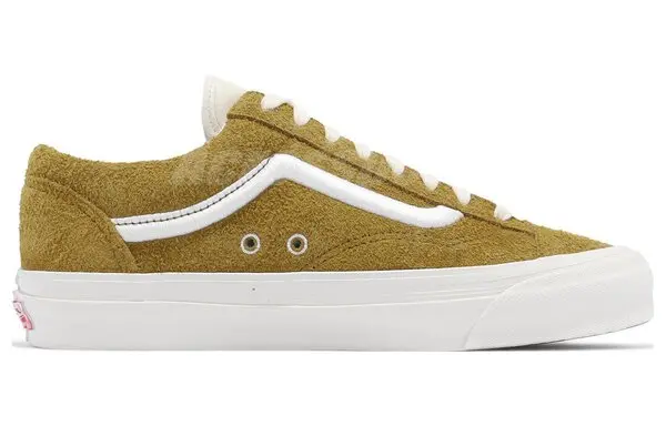 VANS Og Style 36 Lx 'cooperstown Dried Tobacco - Yellow/white