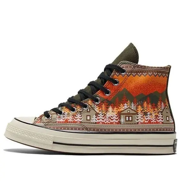 CONVERSE Chuck 70 Hi 'holiday Sweater - /green/white