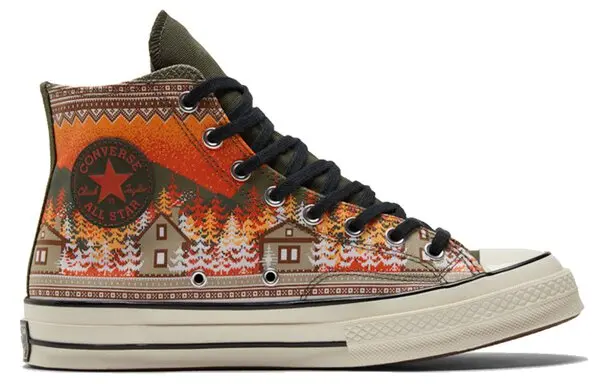 CONVERSE Chuck 70 Hi 'holiday Sweater - /green/white