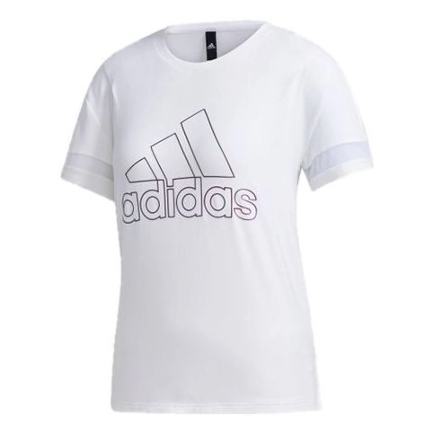 Adidas Short Sleeve Crewneck T-shirt - White