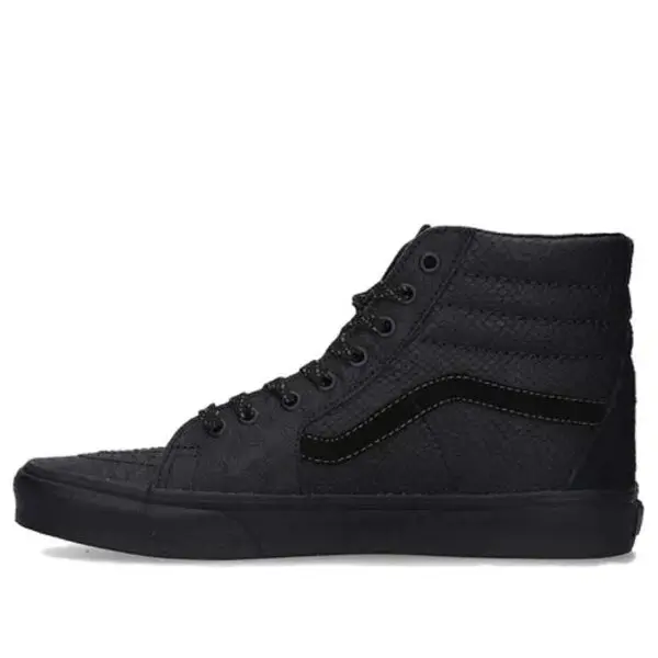 VANS Sk8-hi Mono Patchwork High Top Sneakers - Black
