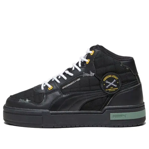 PUMA Porsche Legacy X Ca Pro Mid Shoes 'garage Crews - Black/white/green