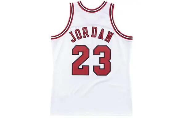 Mitchell & Ness Nba Authentic Jersey Chicago Bulls 1996-97 Michael Jordan - White/red