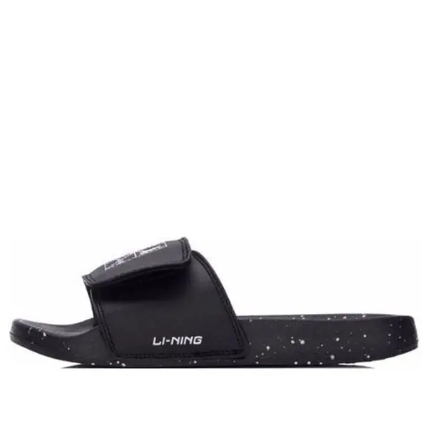 LI-NING Sports Slides - Black