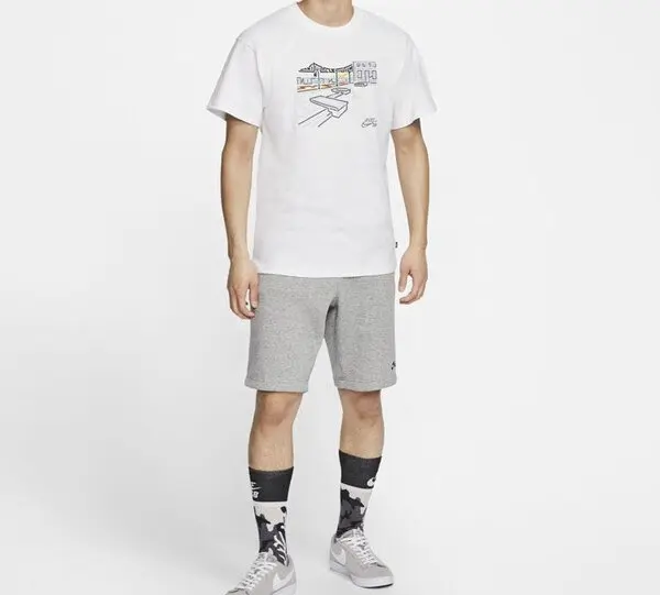 Nike Graffiti Print Short Sleeve T-shirt