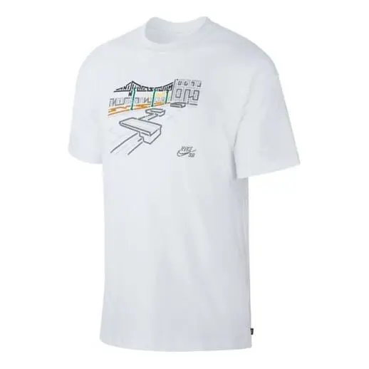 Nike Graffiti Print Short Sleeve T-shirt