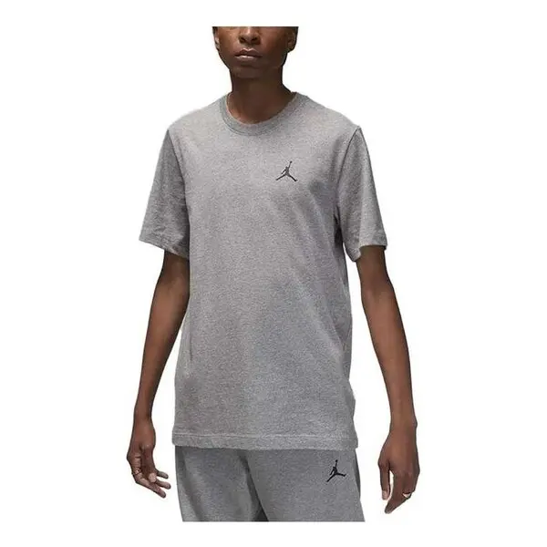 JORDAN Logo T-shirt 'grey - Grey/multi-color