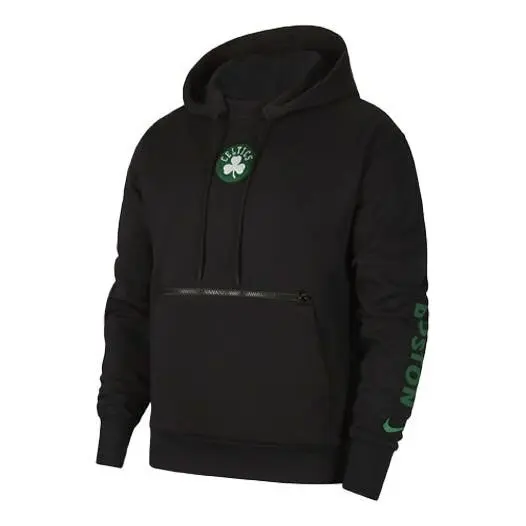 Nike Boston Celtics Casual Sports Pullover - Black
