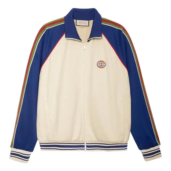 Gucci Gg Patch Zip Jacket - Colorblock